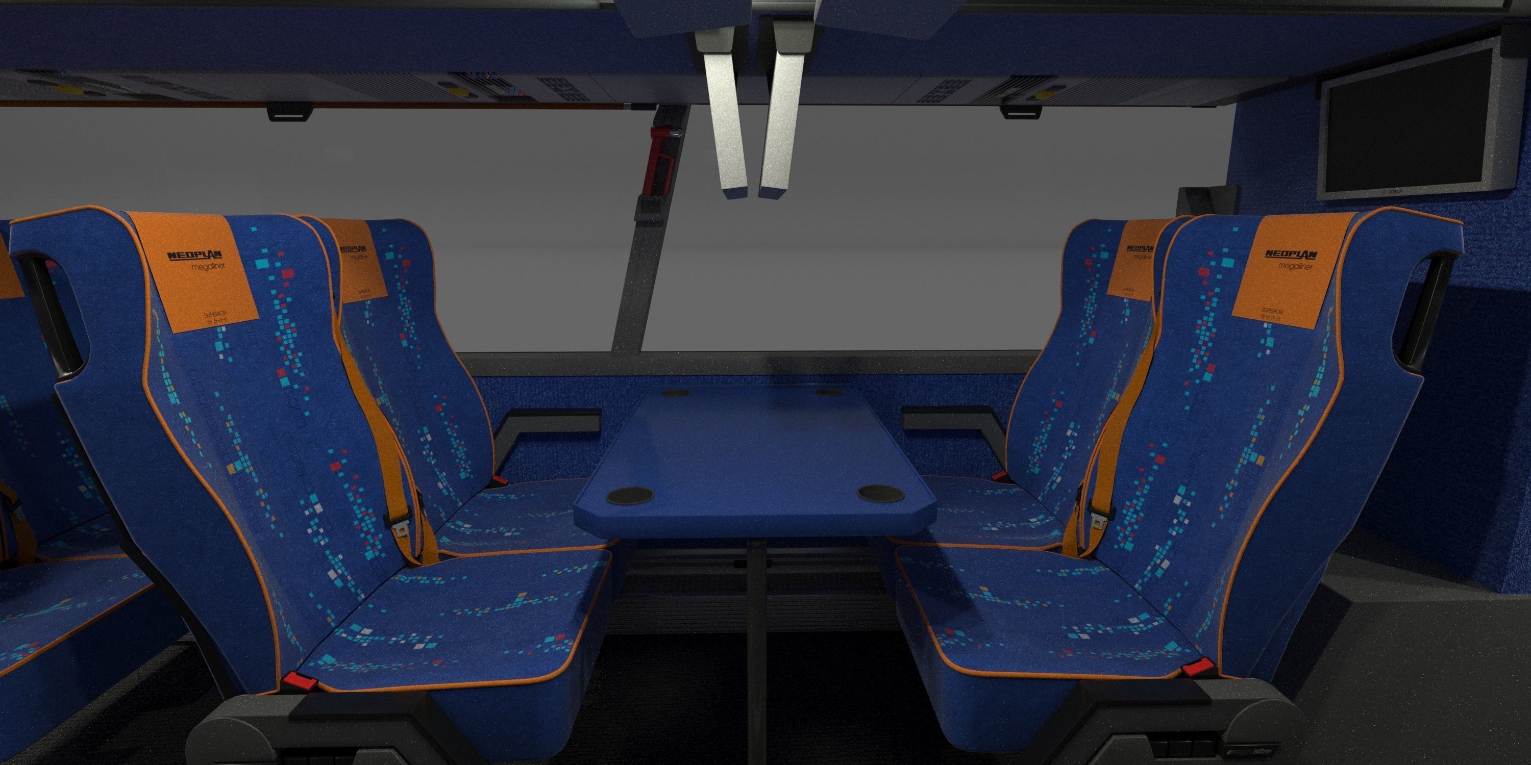 Neoplan Megaliner N128 2000 3D model | CGTrader