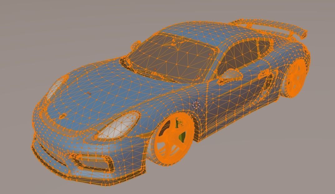 JDM Porsche Cayman GT4 3D model | CGTrader