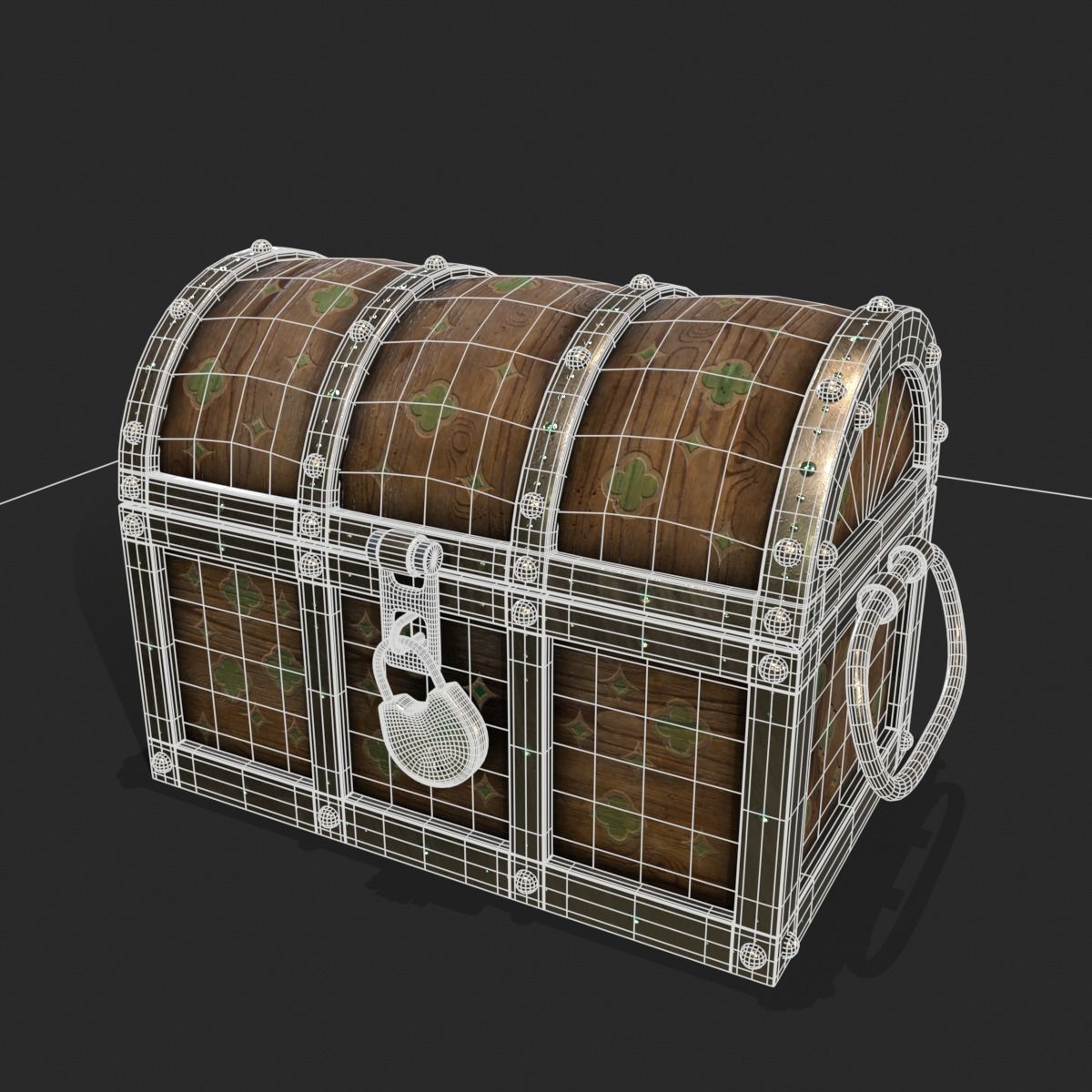 3D model Royal chest VR / AR / low-poly | CGTrader
