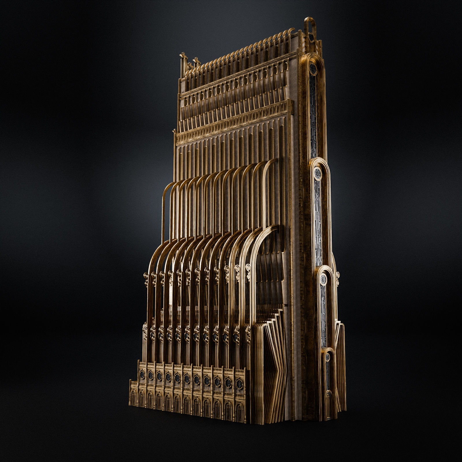 3D model GRAND CAPITAL BUILDING SET VR / AR / low-poly | CGTrader