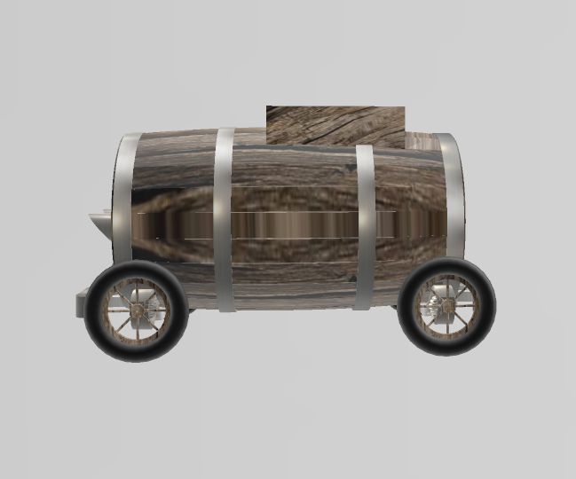 Soapbox barrel racing car 3D model | CGTrader
