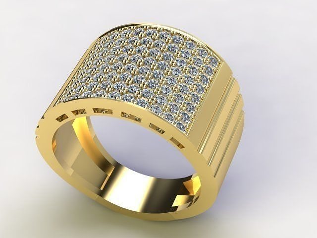 MENS RING 3D model 3D printable | CGTrader
