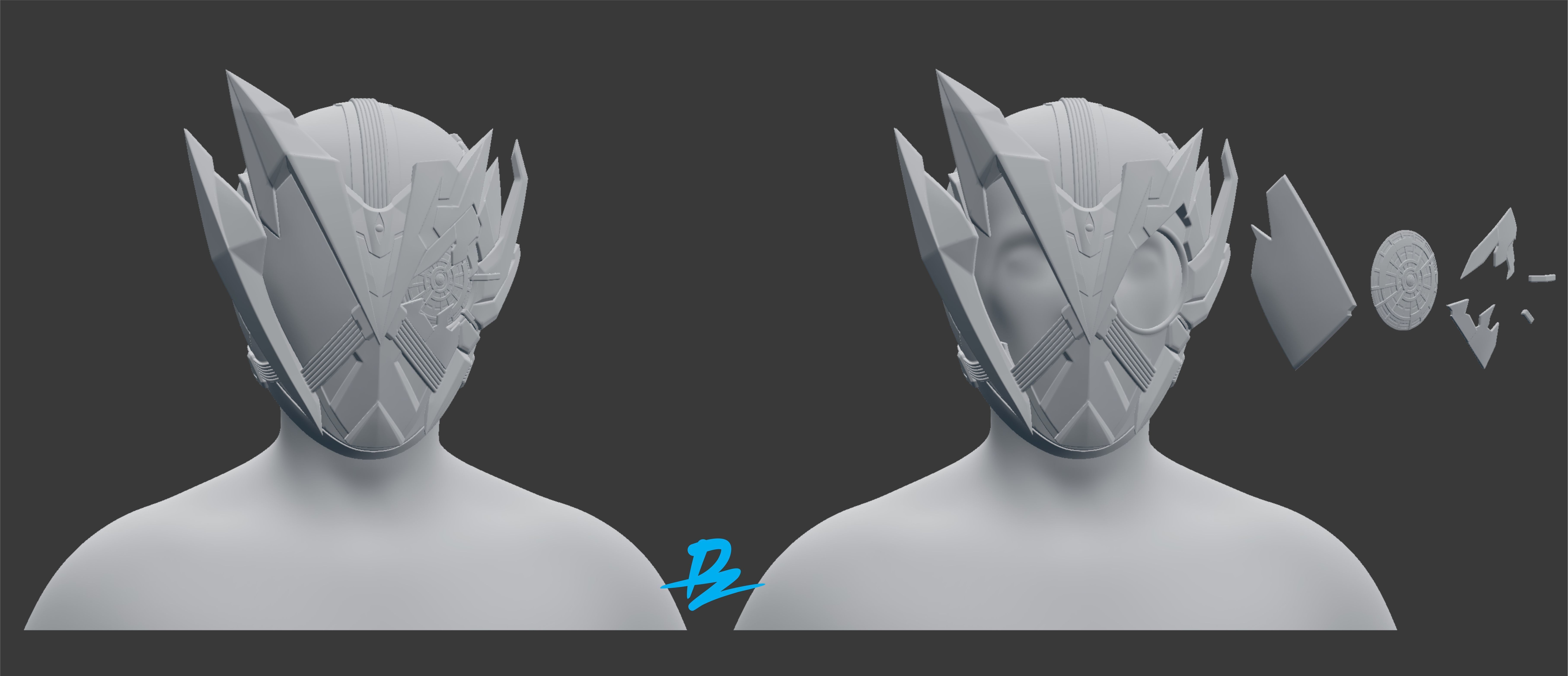 Kamen Rider Ark Scorpion 3D model 3D printable | CGTrader