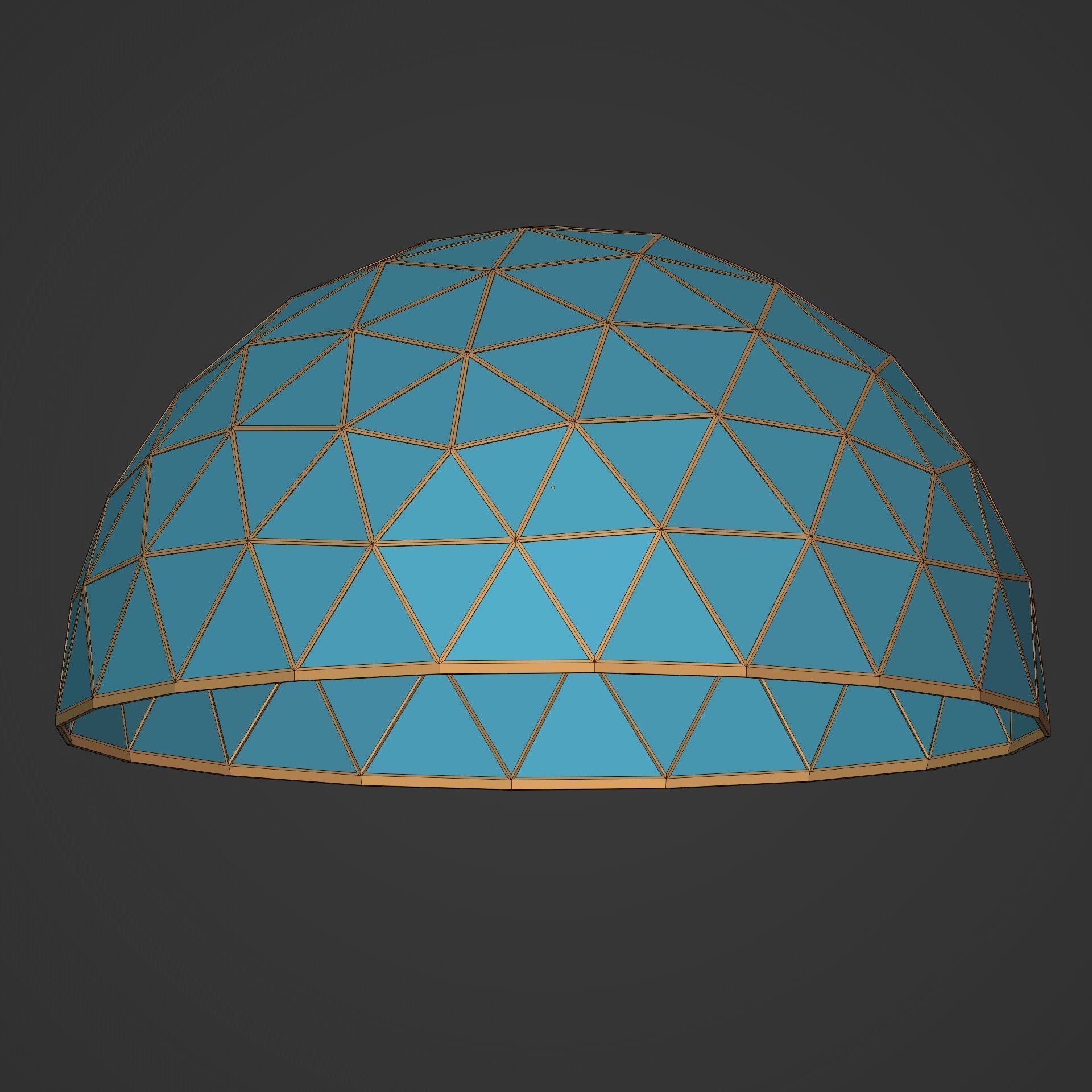 3D model Geodesic dome VR / AR / low-poly | CGTrader