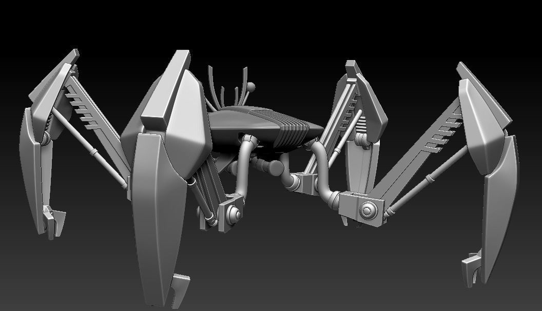 Lm 432 Crab Droid One12 Articulation Stl 3d Print Files 3d Model 3d