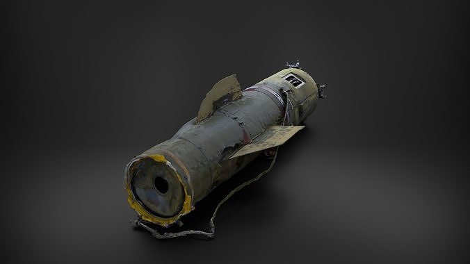 Destroyed OTR-21 SS-21 Scarab Tochka-U P2 Photoscan 3D model | CGTrader