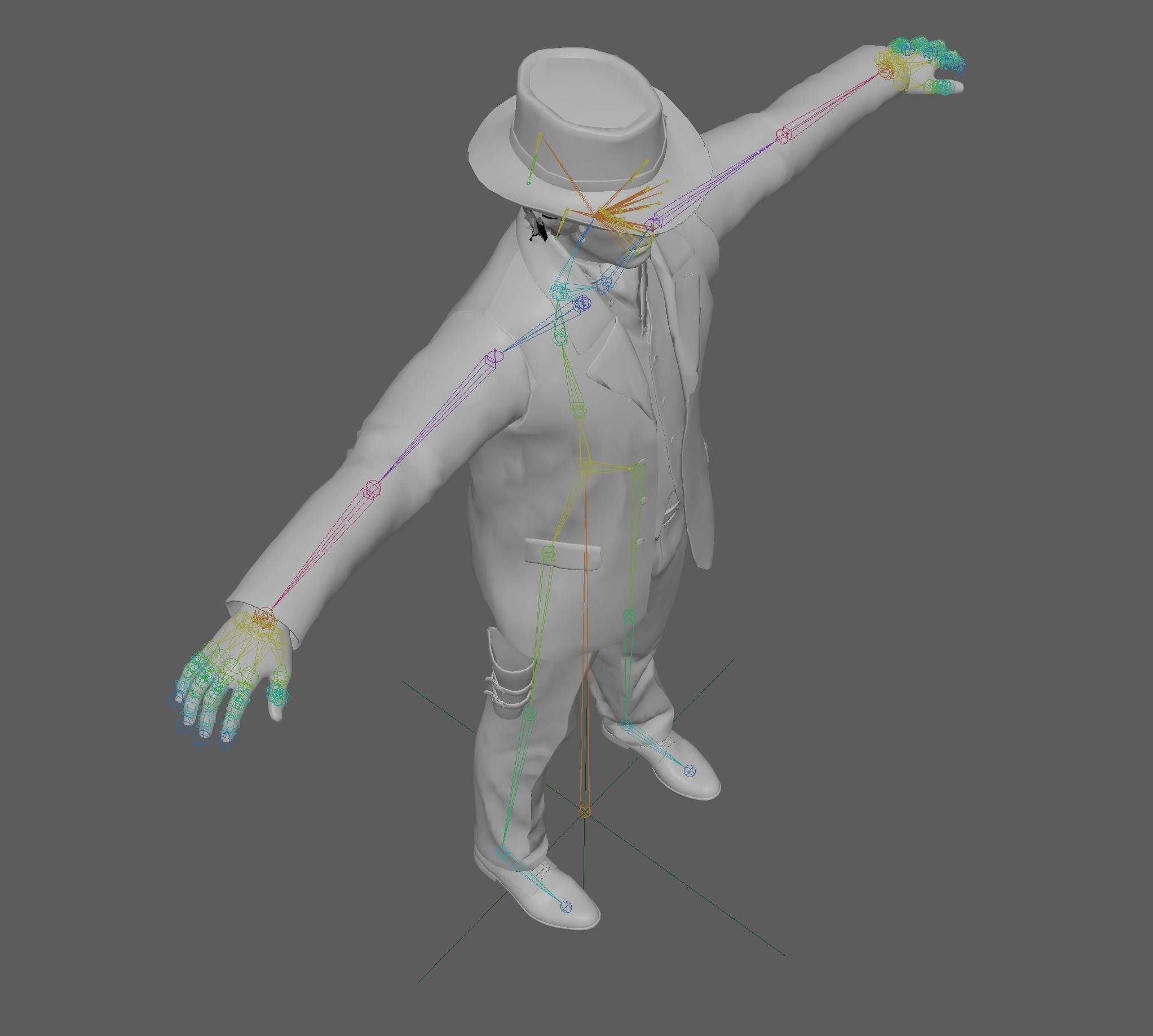 Cowboy Rigged 3D model rigged | CGTrader