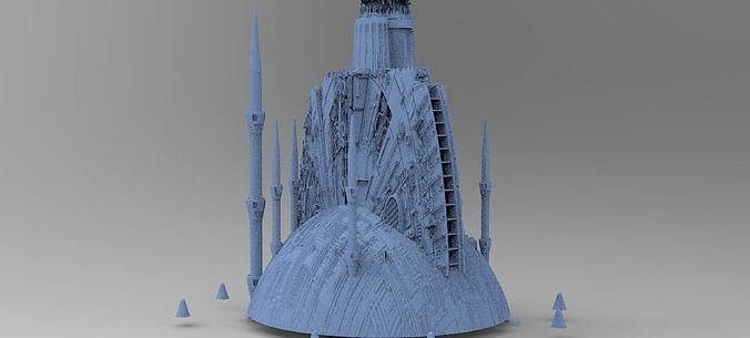 Alien Prometheus temples 8 3D model | CGTrader