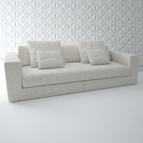 WONDERFUL MODERN SOFA UVS MAPPED 3D model | CGTrader