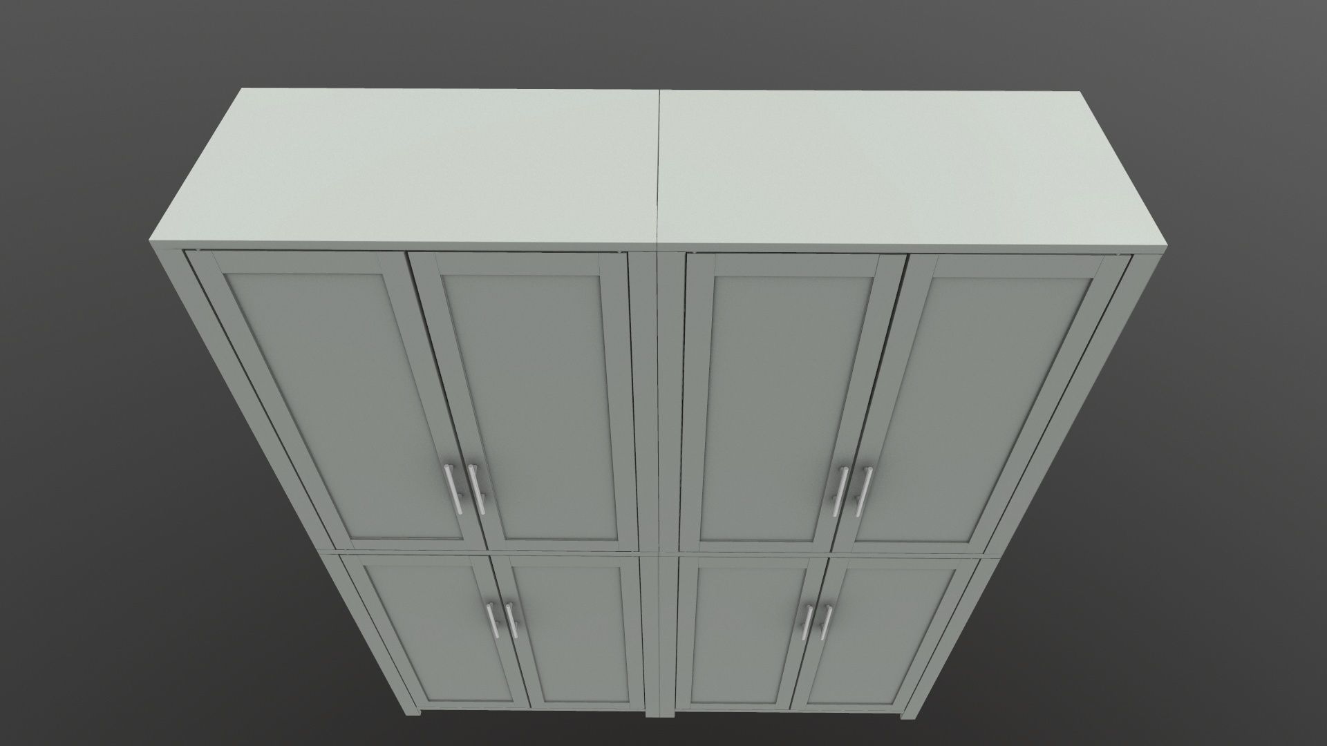 Wooden Almirah 3D model | CGTrader