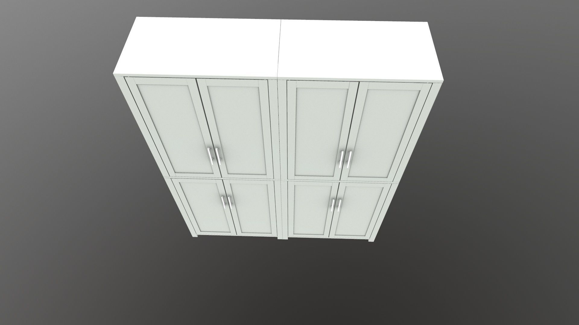 Wooden Almirah 3D model | CGTrader