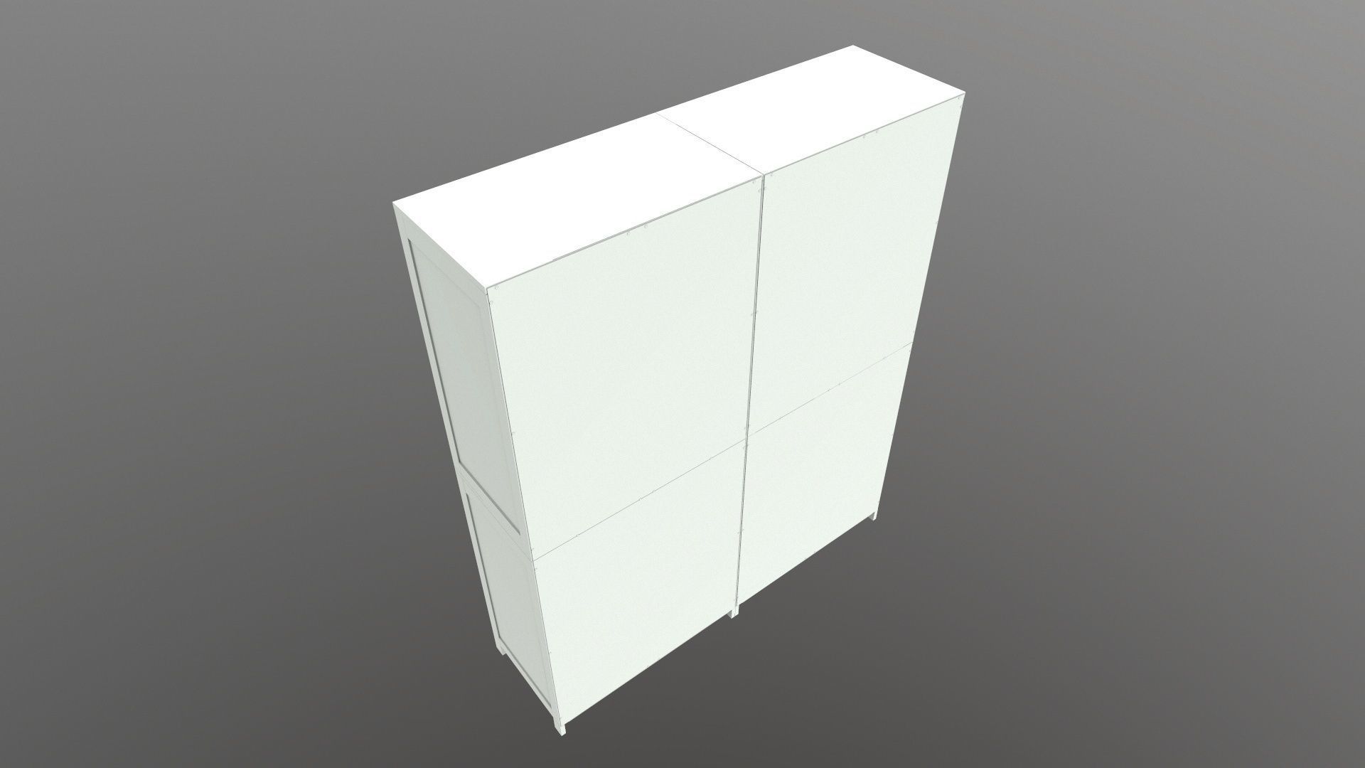 Wooden Almirah 3D model | CGTrader