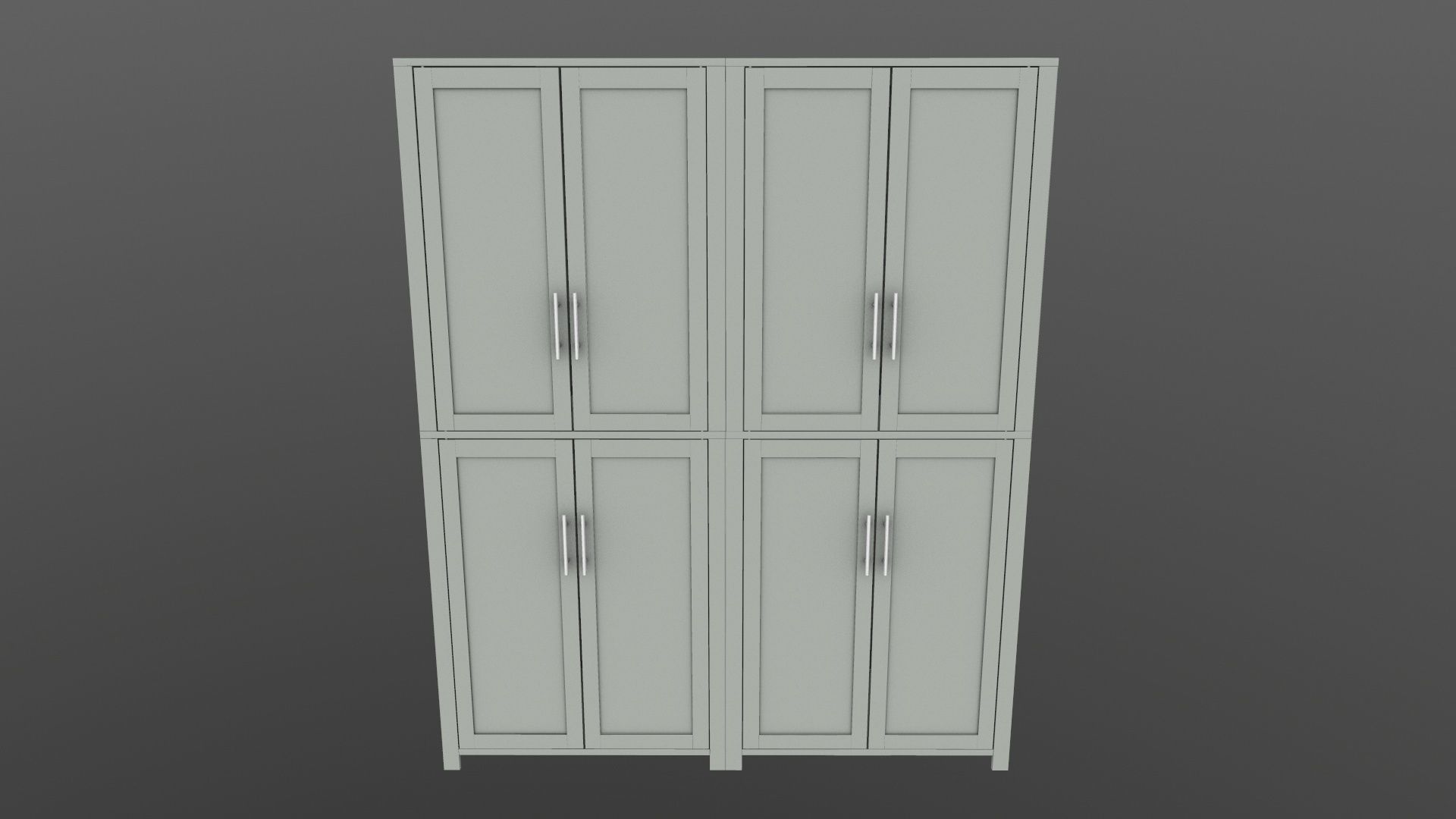 Wooden Almirah 3D model | CGTrader