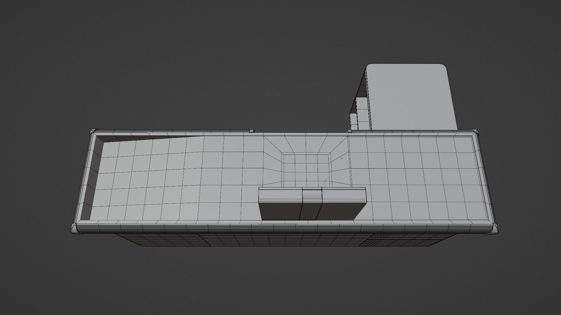 Cashier desk free 3D model | CGTrader