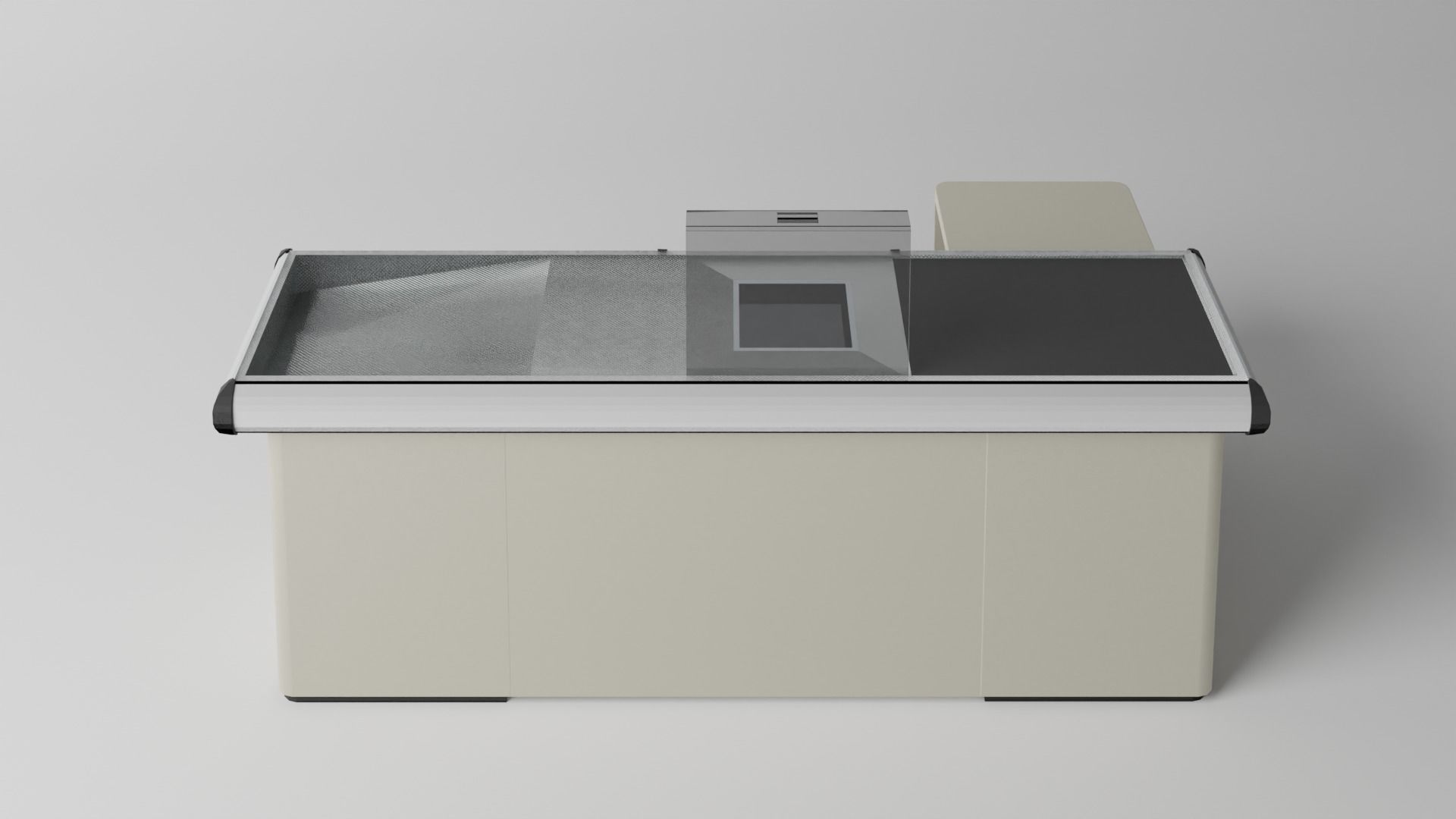 Cashier desk free 3D model | CGTrader