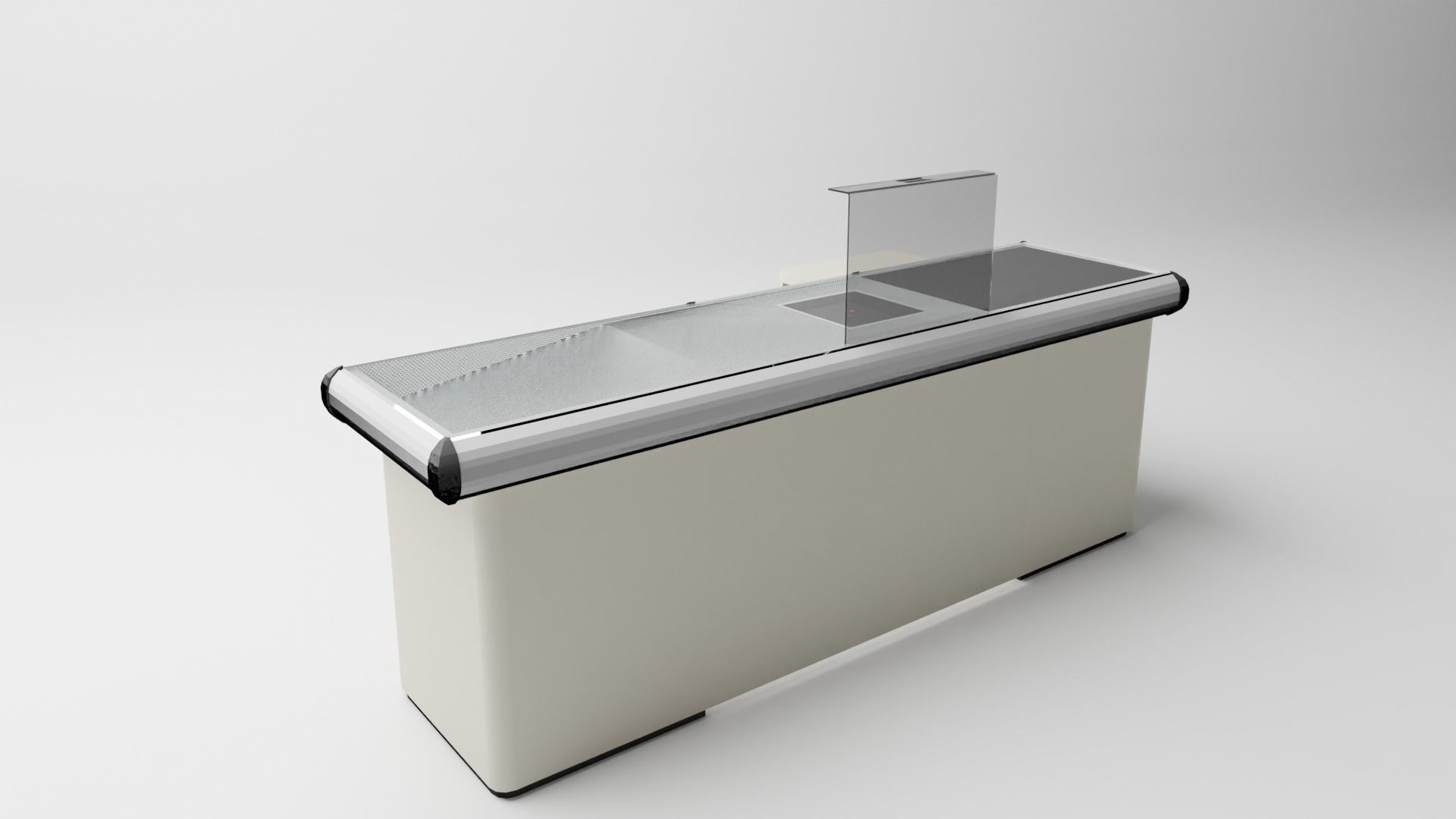 Cashier desk free 3D model | CGTrader