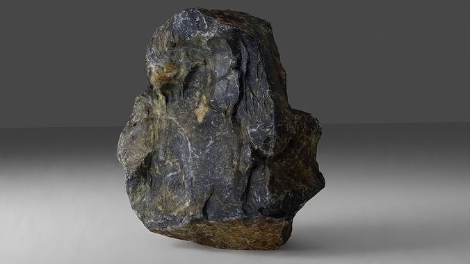 3D model Basalt Rock - 8K Textures - 6 Mesh Resolutions VR / AR / low ...