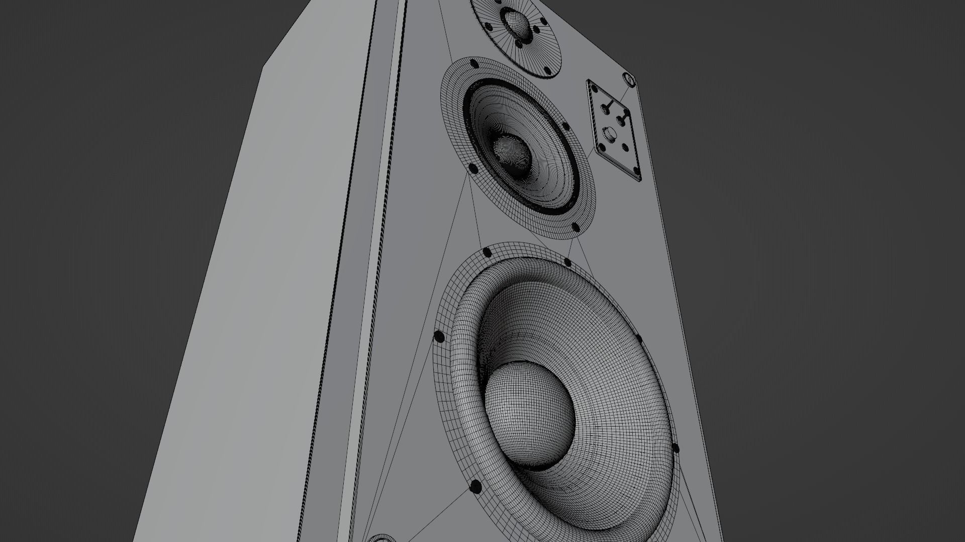Audio speaker ESB 40 LD 3D model | CGTrader