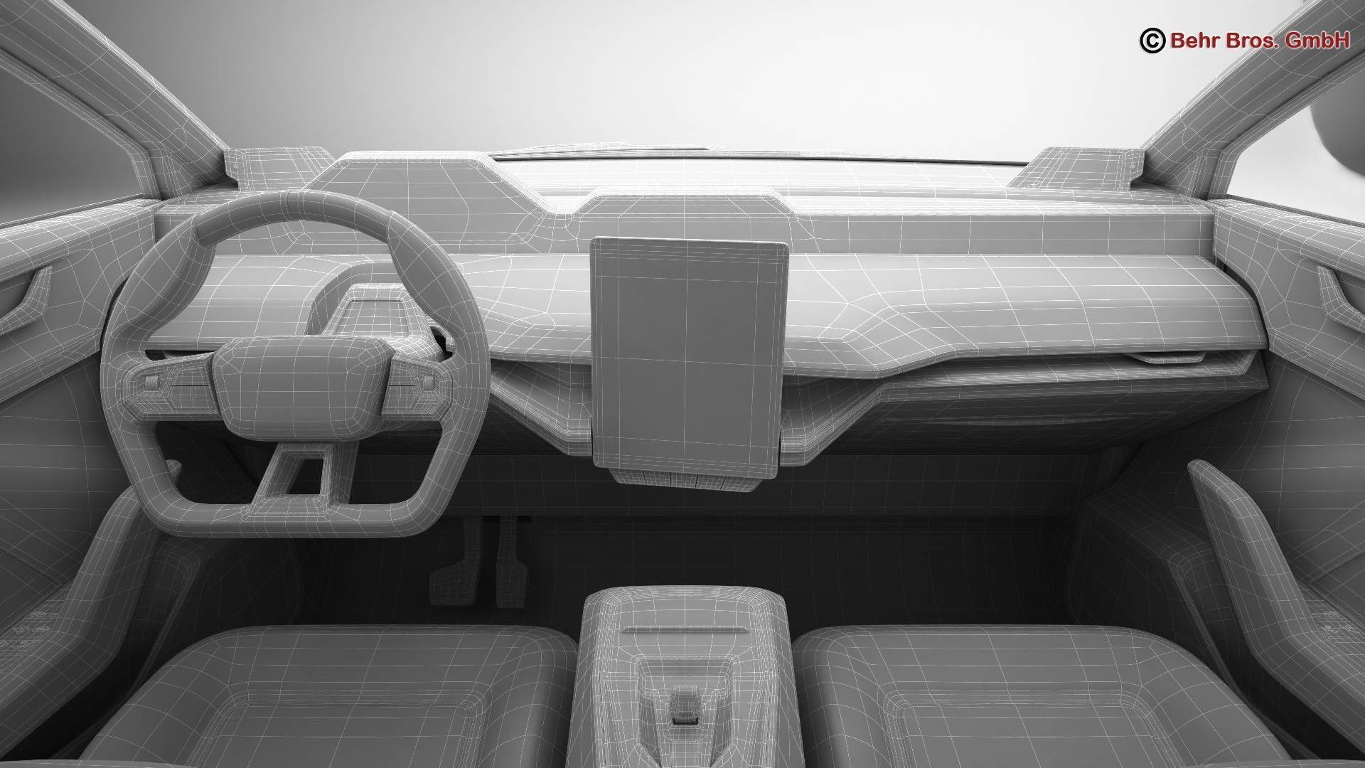 Generic Future EV SUV 3D model animated | CGTrader