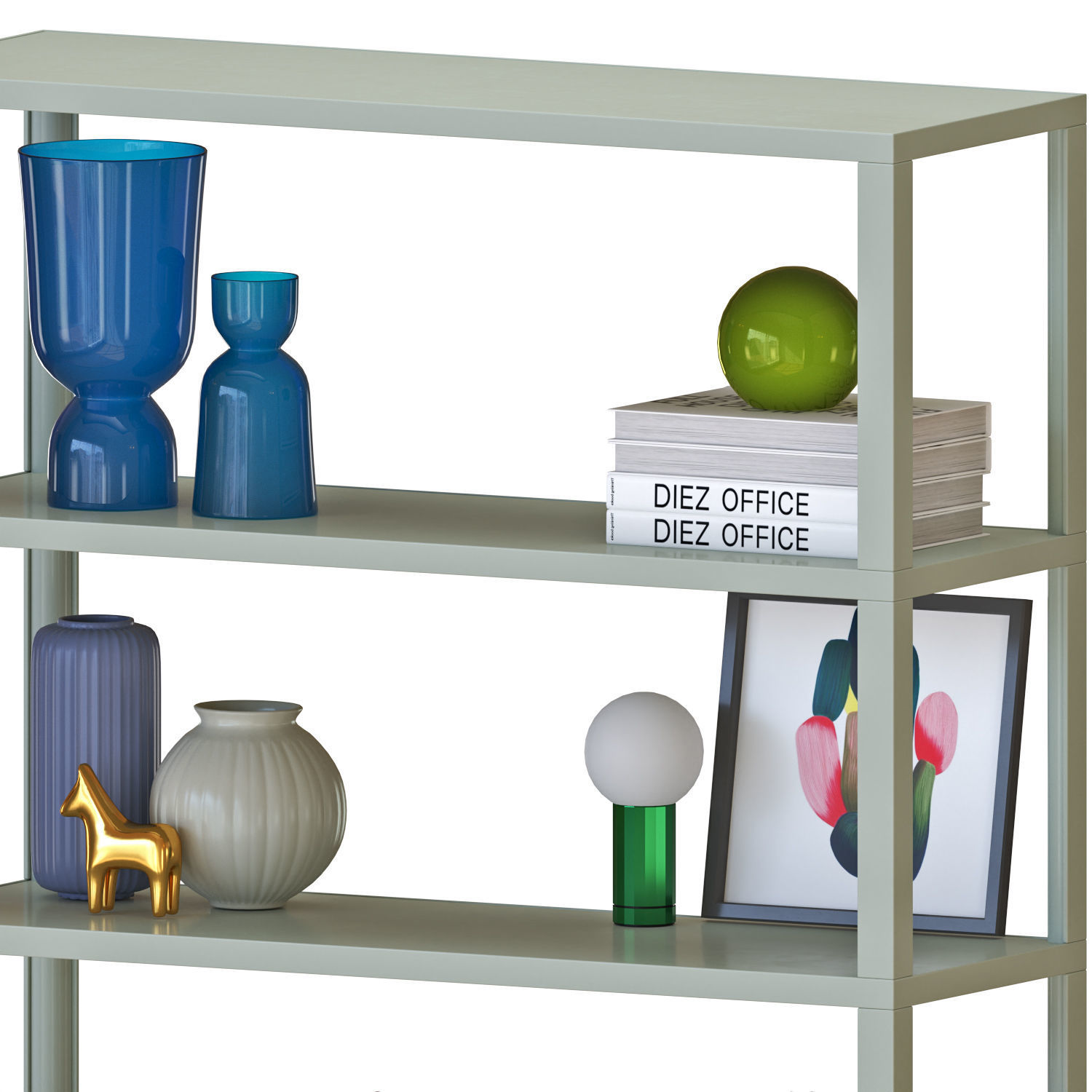 Hay New Order Bookshelf High Single 3D model | CGTrader