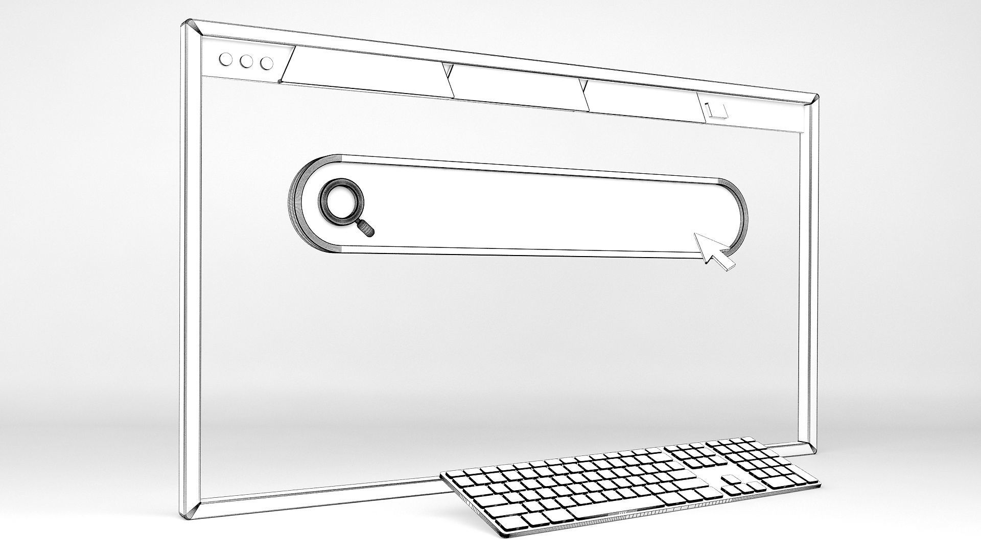 Website Set 3D model | CGTrader