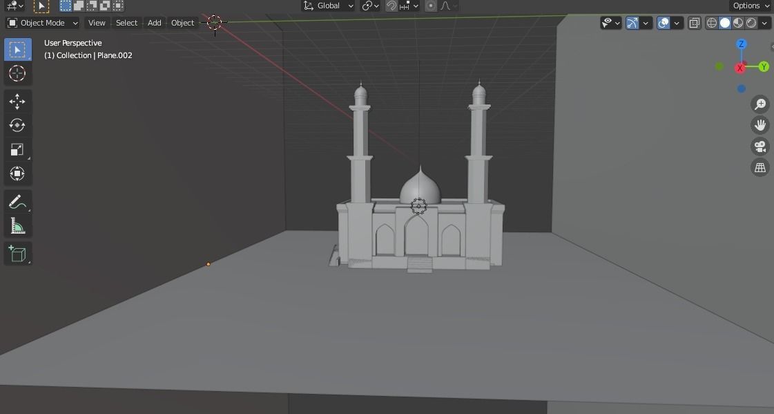 Mosque Model free 3D model | CGTrader