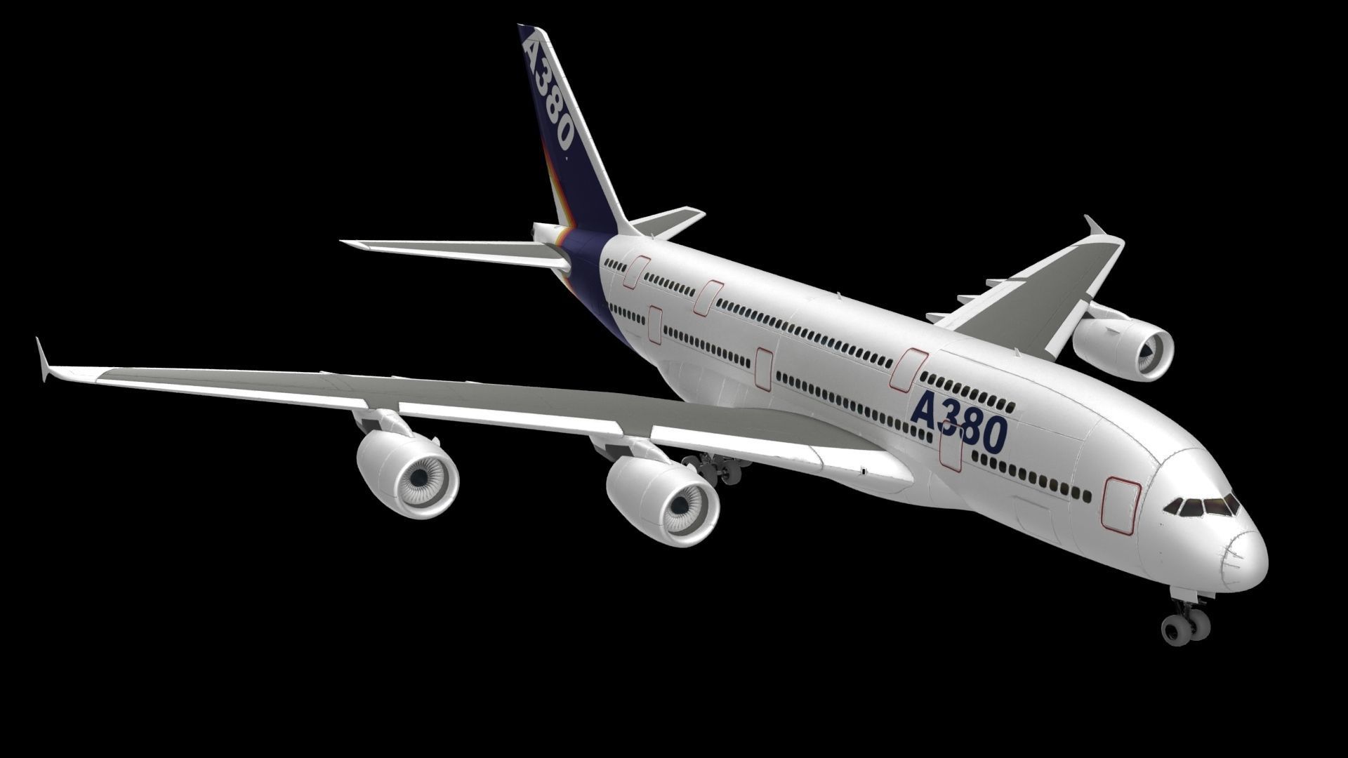 Airbus A380 3D model | CGTrader