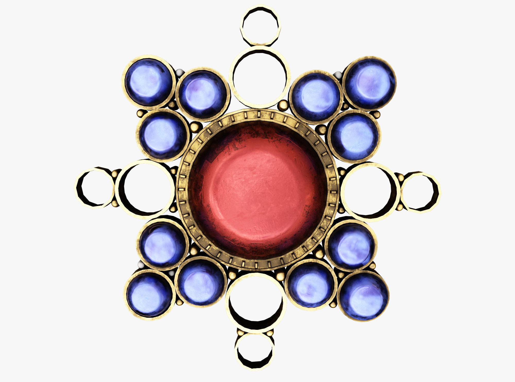 3D model Medieval Gem VR / AR / low-poly | CGTrader