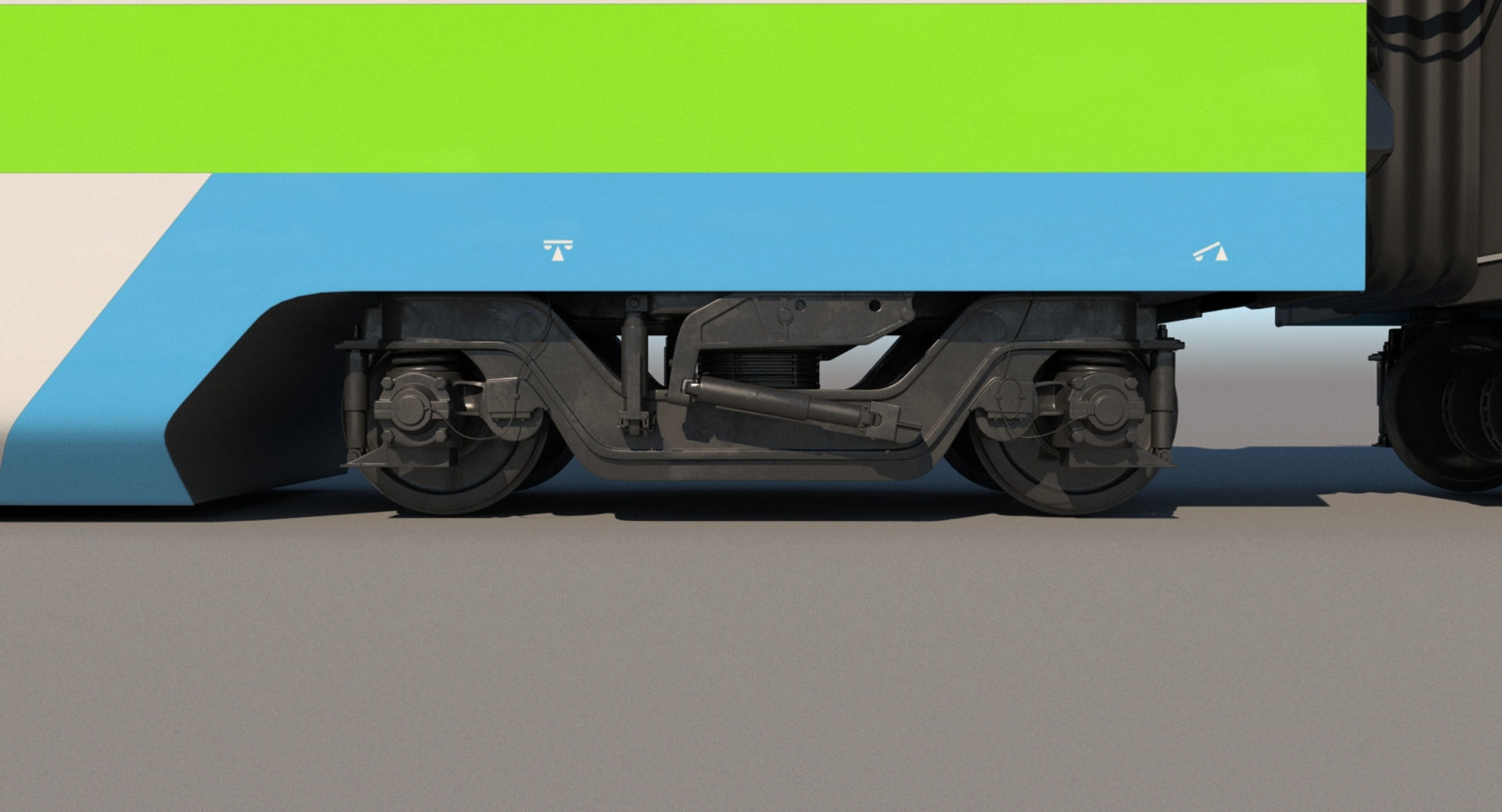 Stadler Dosto Double Decker Passenger Train 3D model | CGTrader