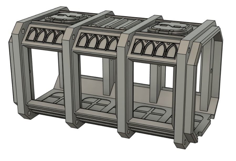 Modular Armoured Container 3D model 3D printable | CGTrader