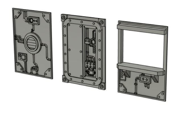 Modular Armoured Container 3D model 3D printable | CGTrader