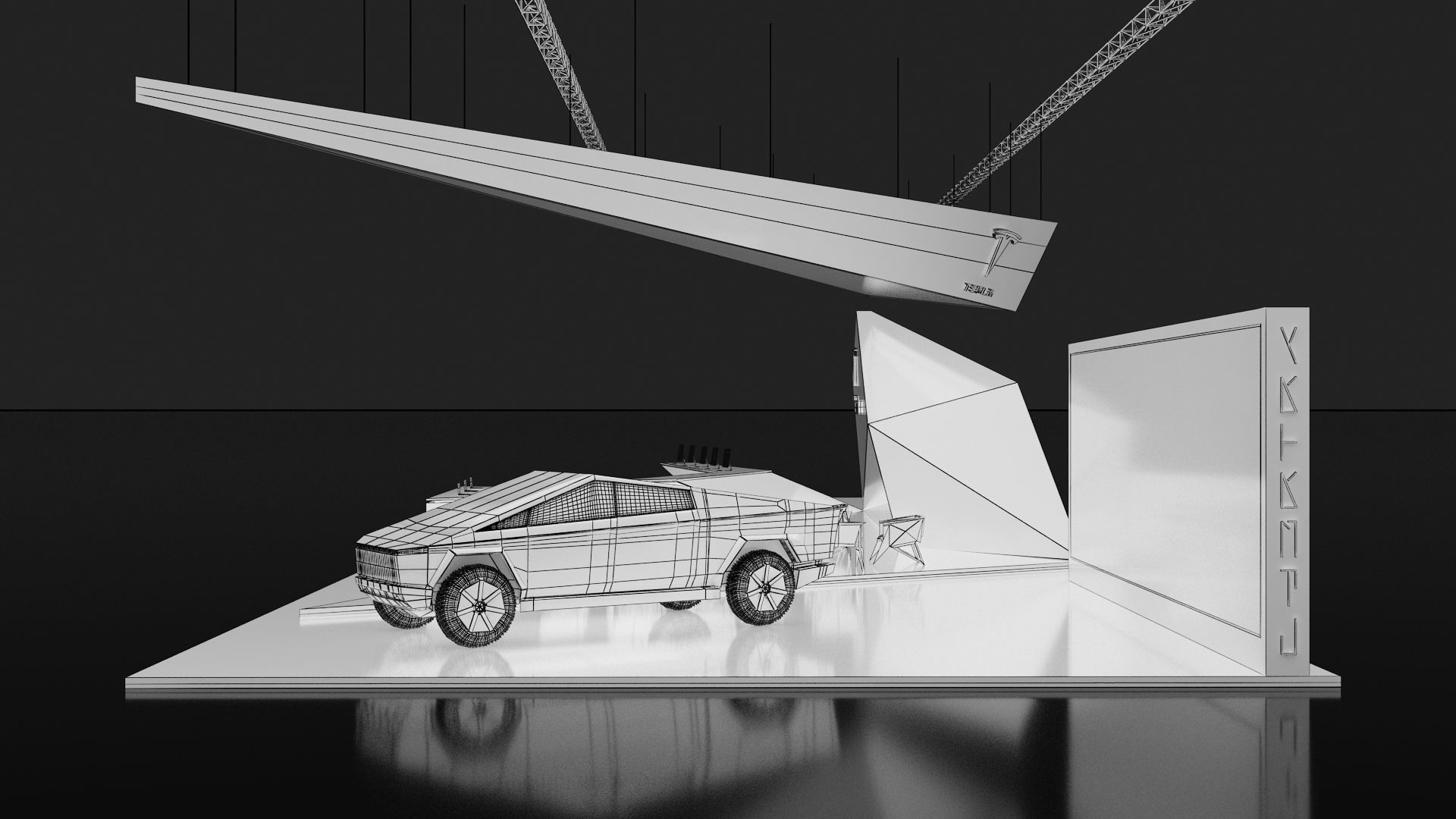 3D MODEL EXHIBITION STAND 3D model rigged | CGTrader