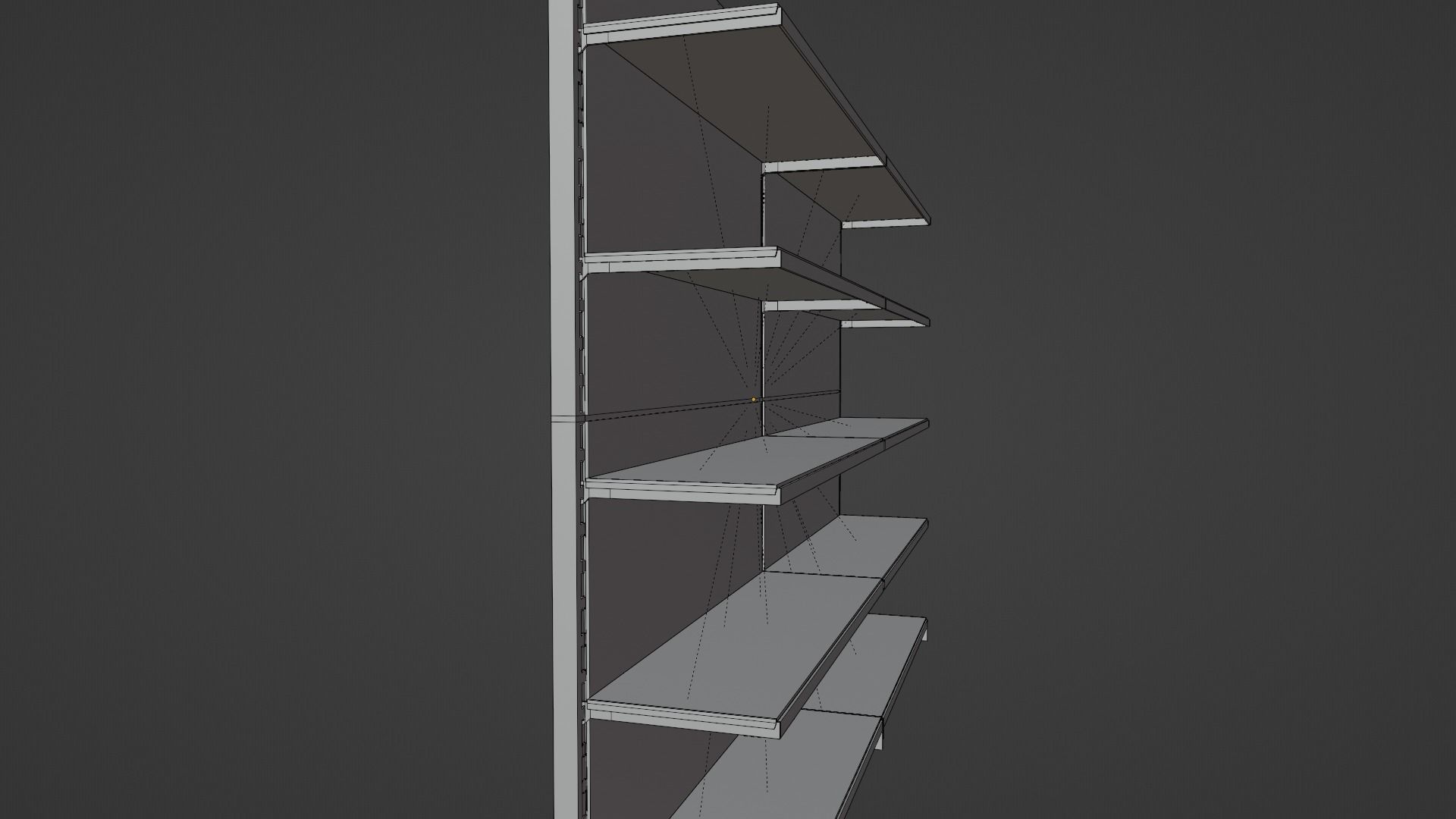 Industrial shelves free 3D model | CGTrader