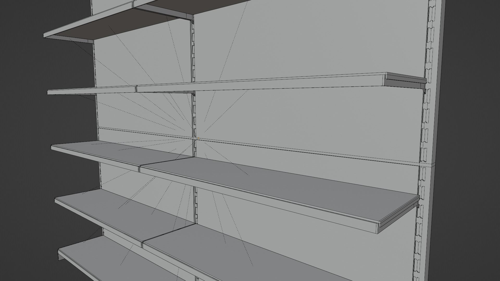 Industrial shelves free 3D model | CGTrader