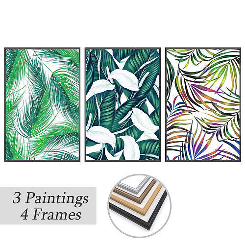 Wall Art Set 3726 3D model | CGTrader