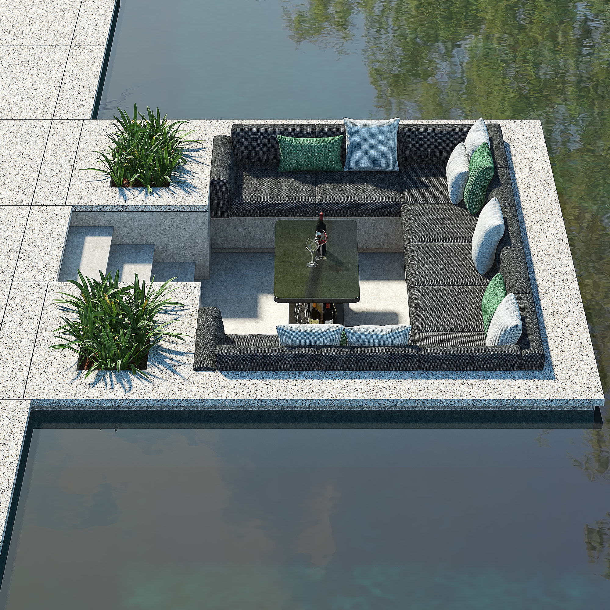 Lounge Pit 01 3D model | CGTrader