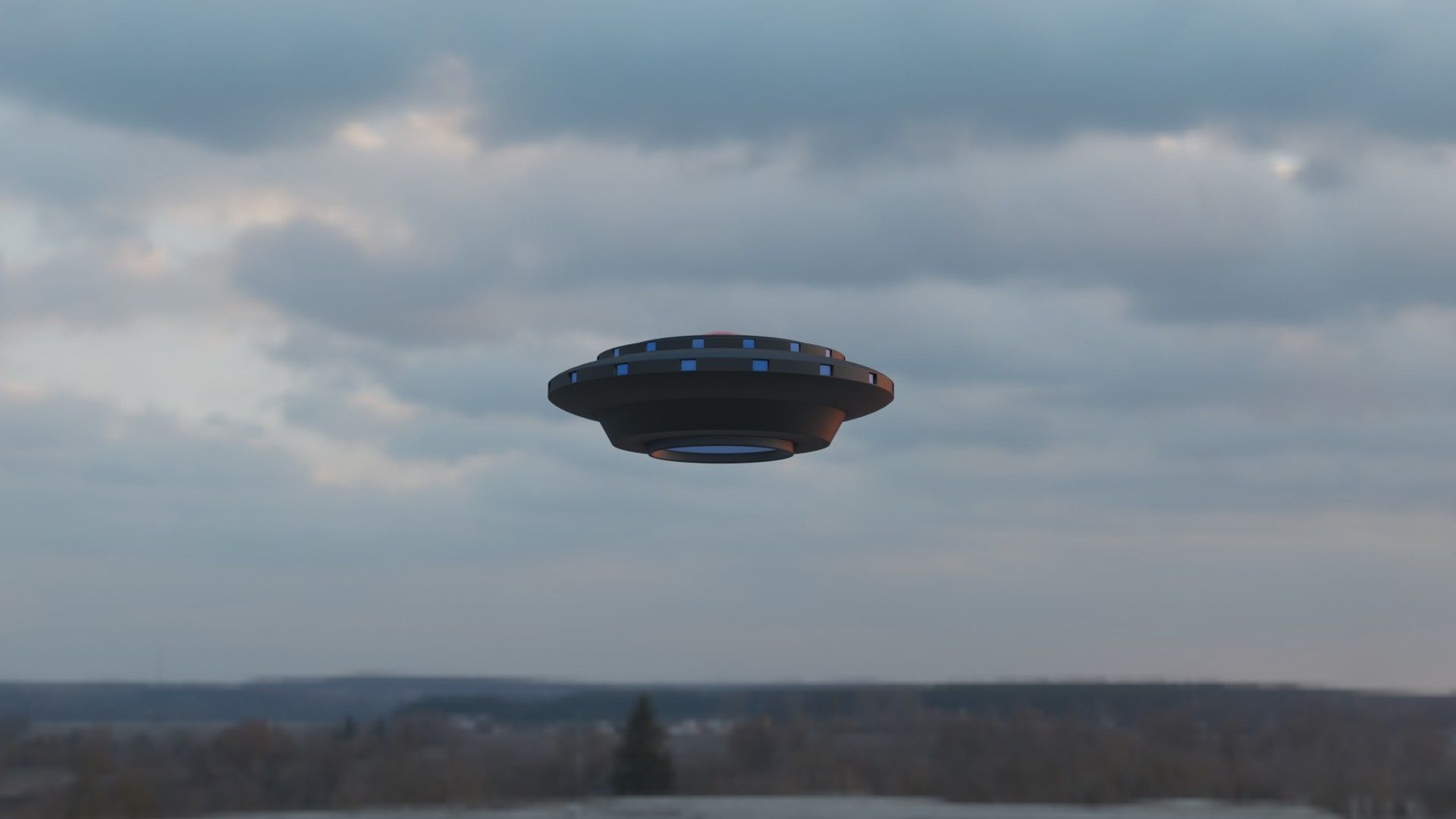 Unidentified flying object UFO free VR / AR / low-poly 3D model | CGTrader