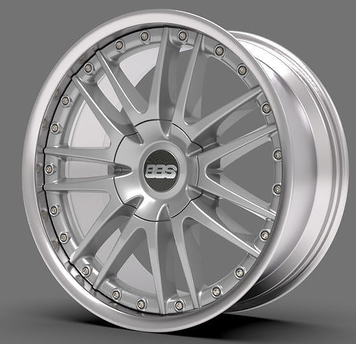 BBS multi-piece rim 8-5 x 19 ET20 1760 3D model | CGTrader