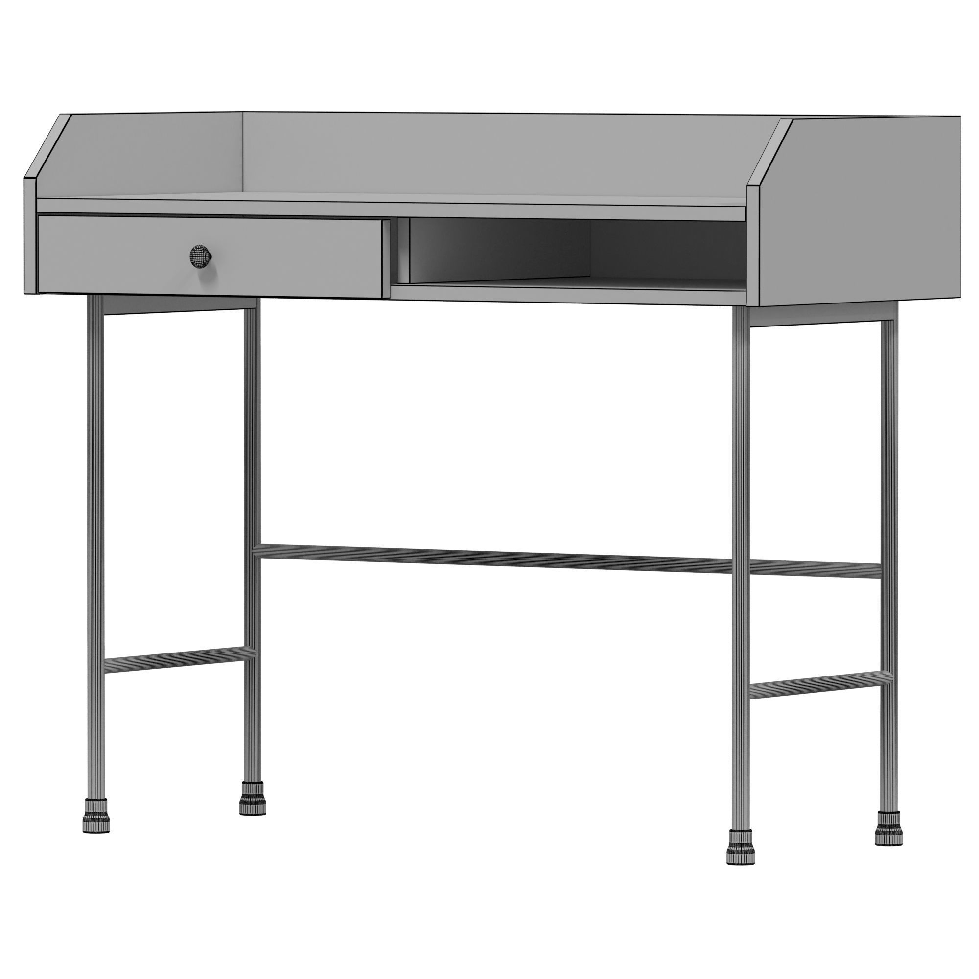 IKEA - HAUGA Desk 3D model | CGTrader