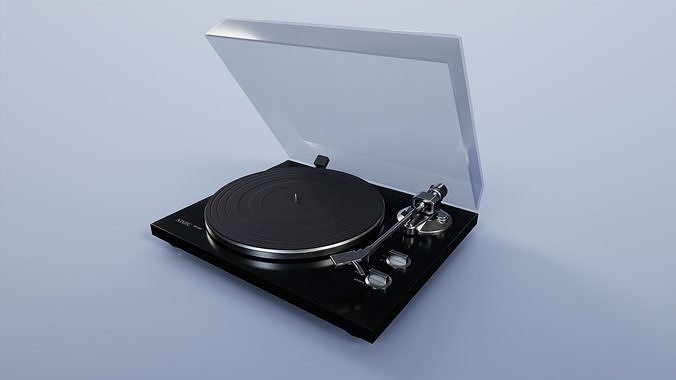 3D model Modern Vinyl Player - 4k PBR Game Ready Model VR / AR / low ...