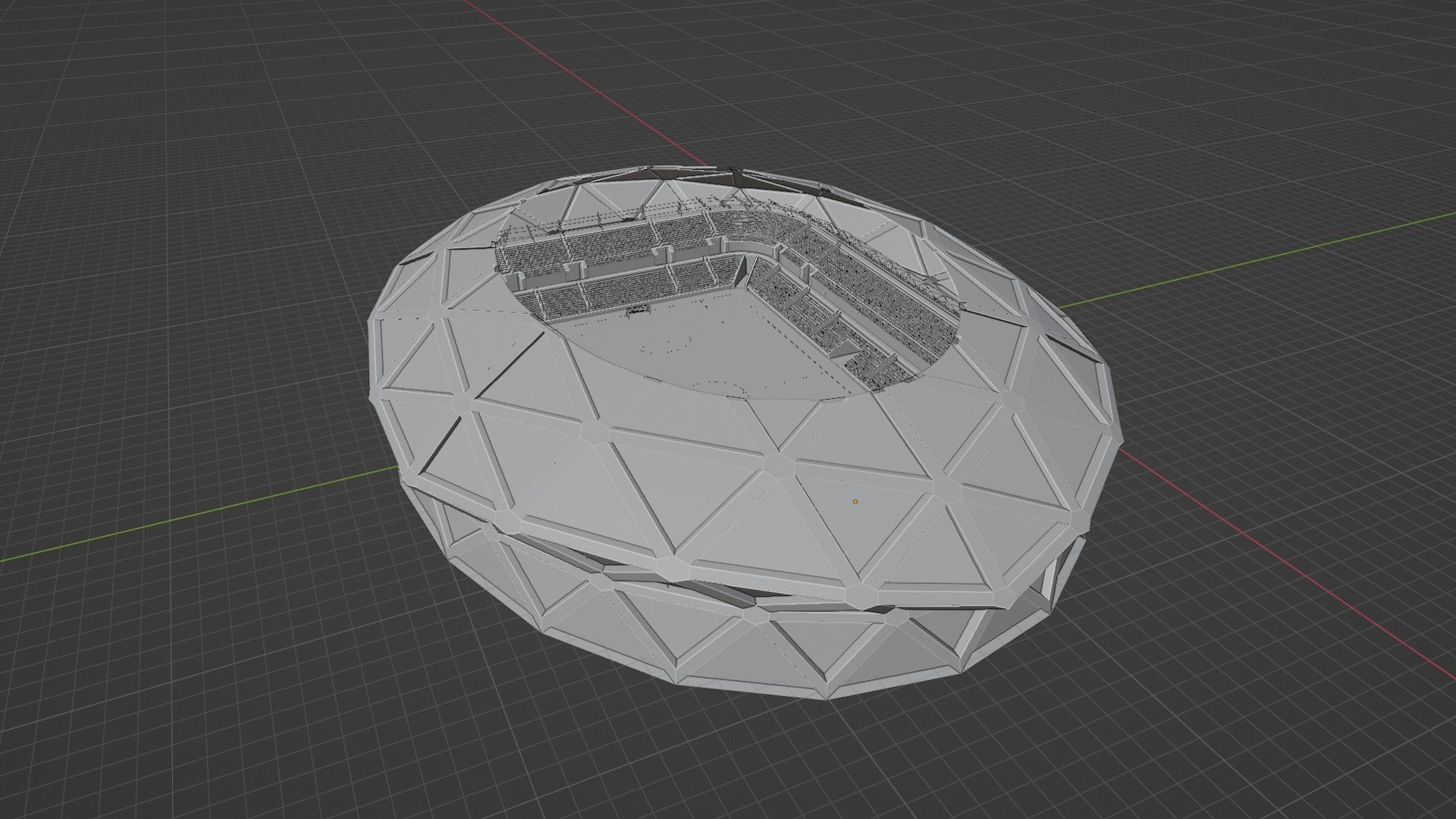 3D model Football Stadium VR / AR / low-poly | CGTrader