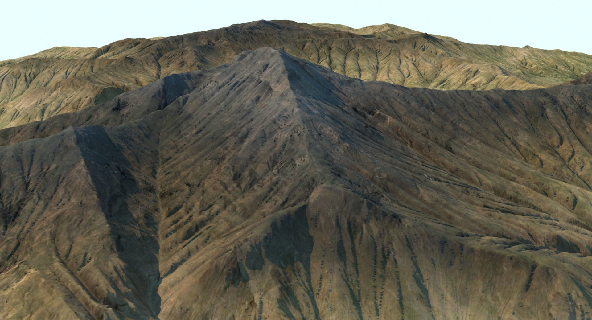 Mountainous Valley Landscape 3D model | CGTrader
