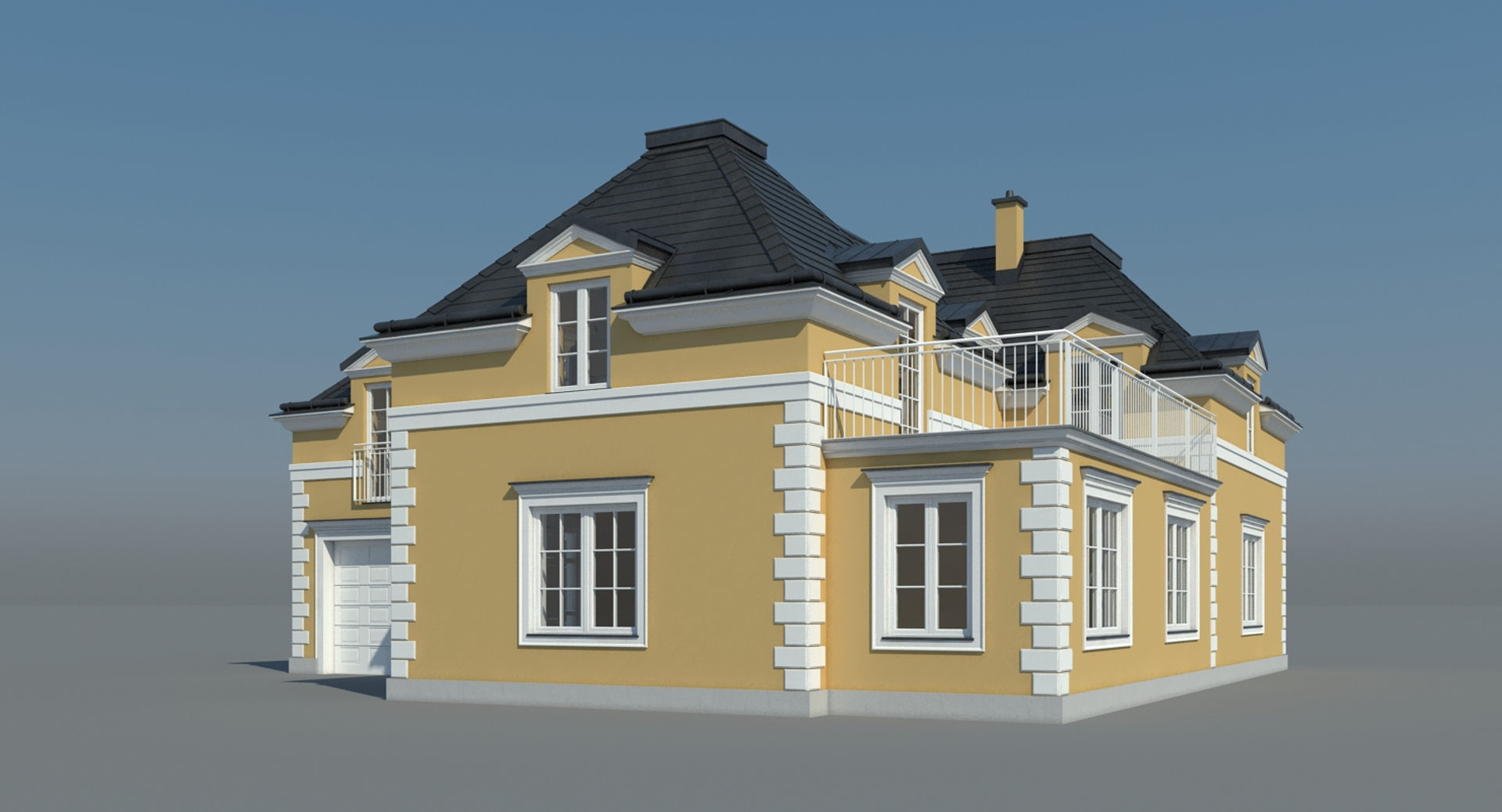 Large Modern House 3D model | CGTrader