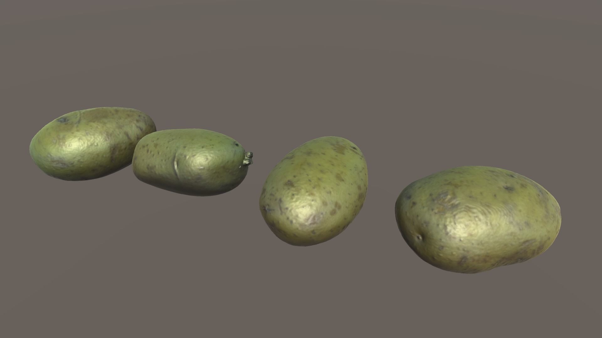 3D model Scanned Potatoes VR / AR / low-poly | CGTrader