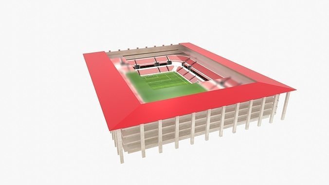 3D model Soccer Stadium VR / AR / low-poly | CGTrader