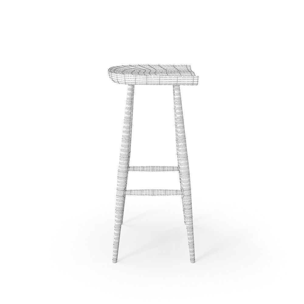 Nino Barstool 3D model | CGTrader