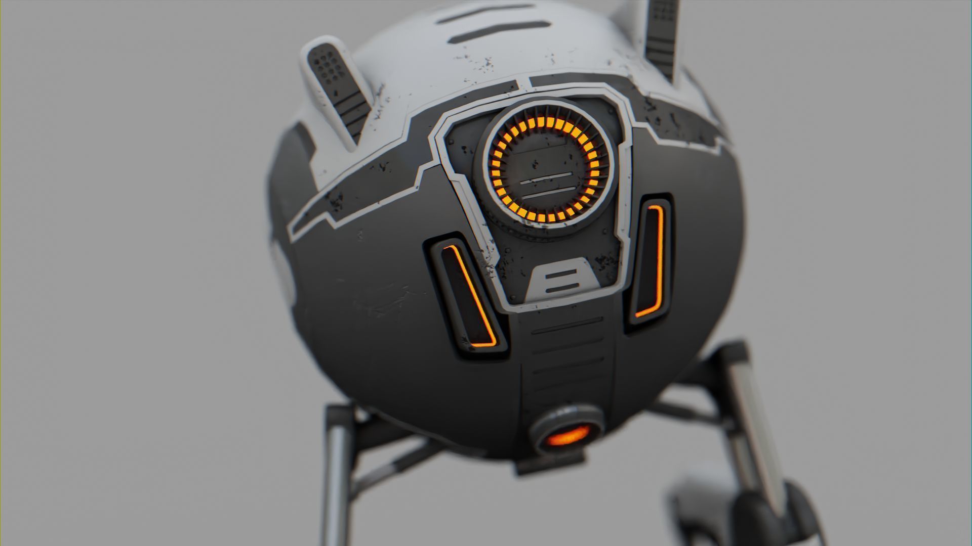UTILITY BOT BOSCH rigged 3D model rigged | CGTrader