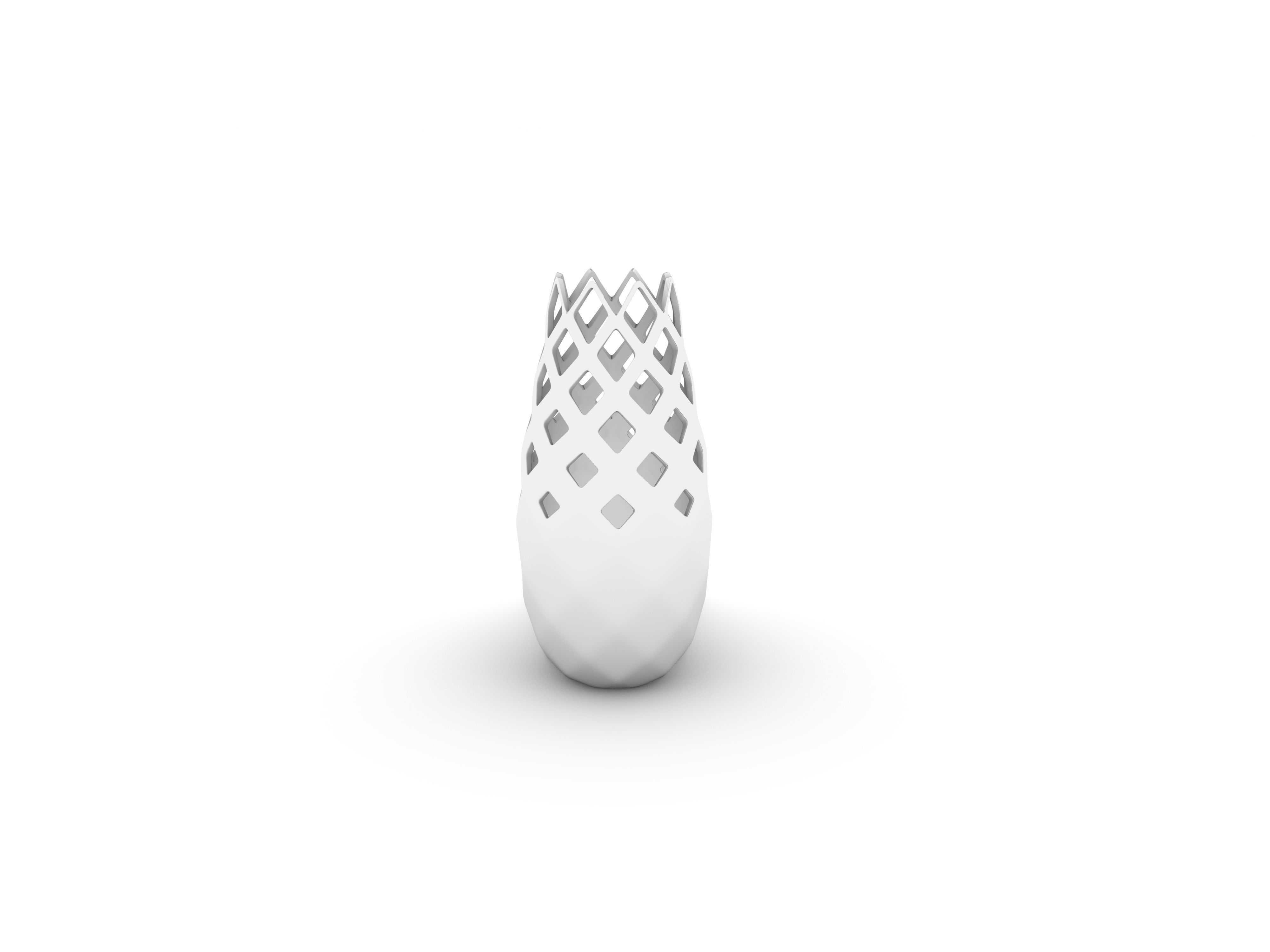 Parametric Desktop Planter - Large 3D model 3D printable | CGTrader