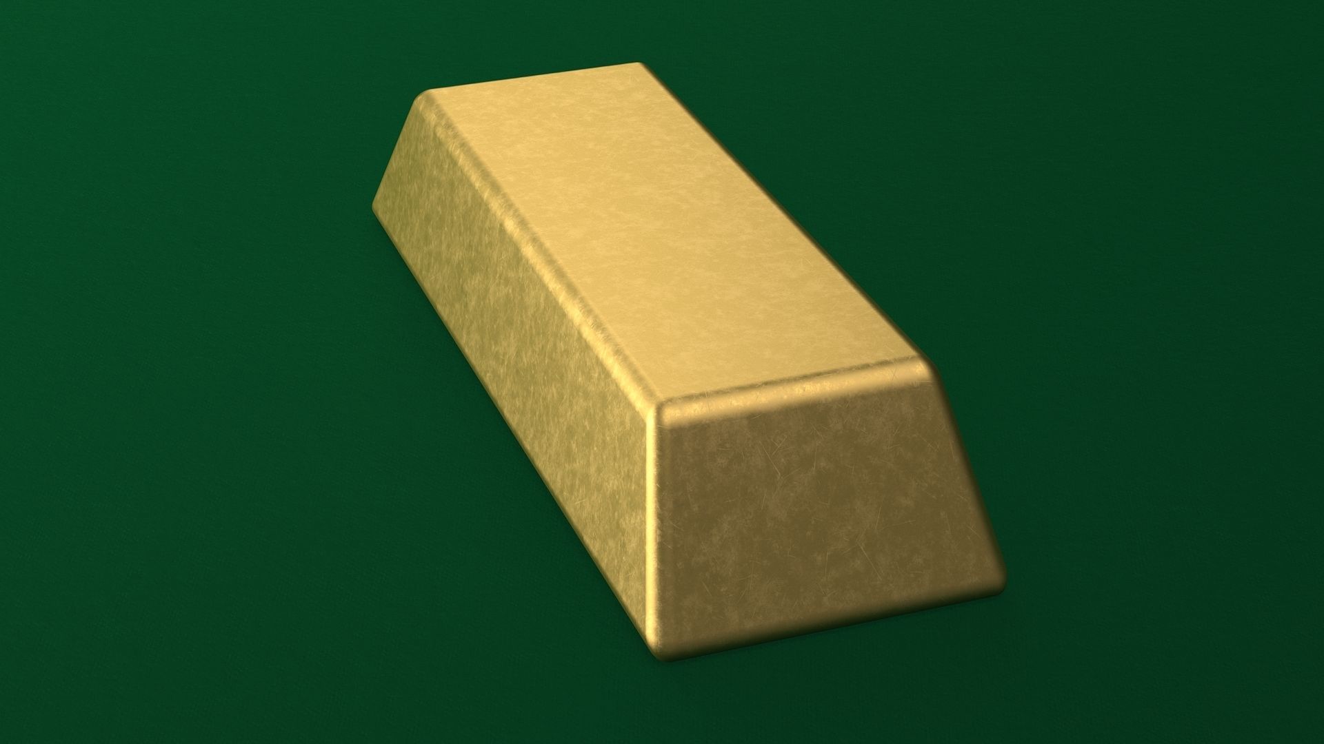Gold Bar 3D model | CGTrader