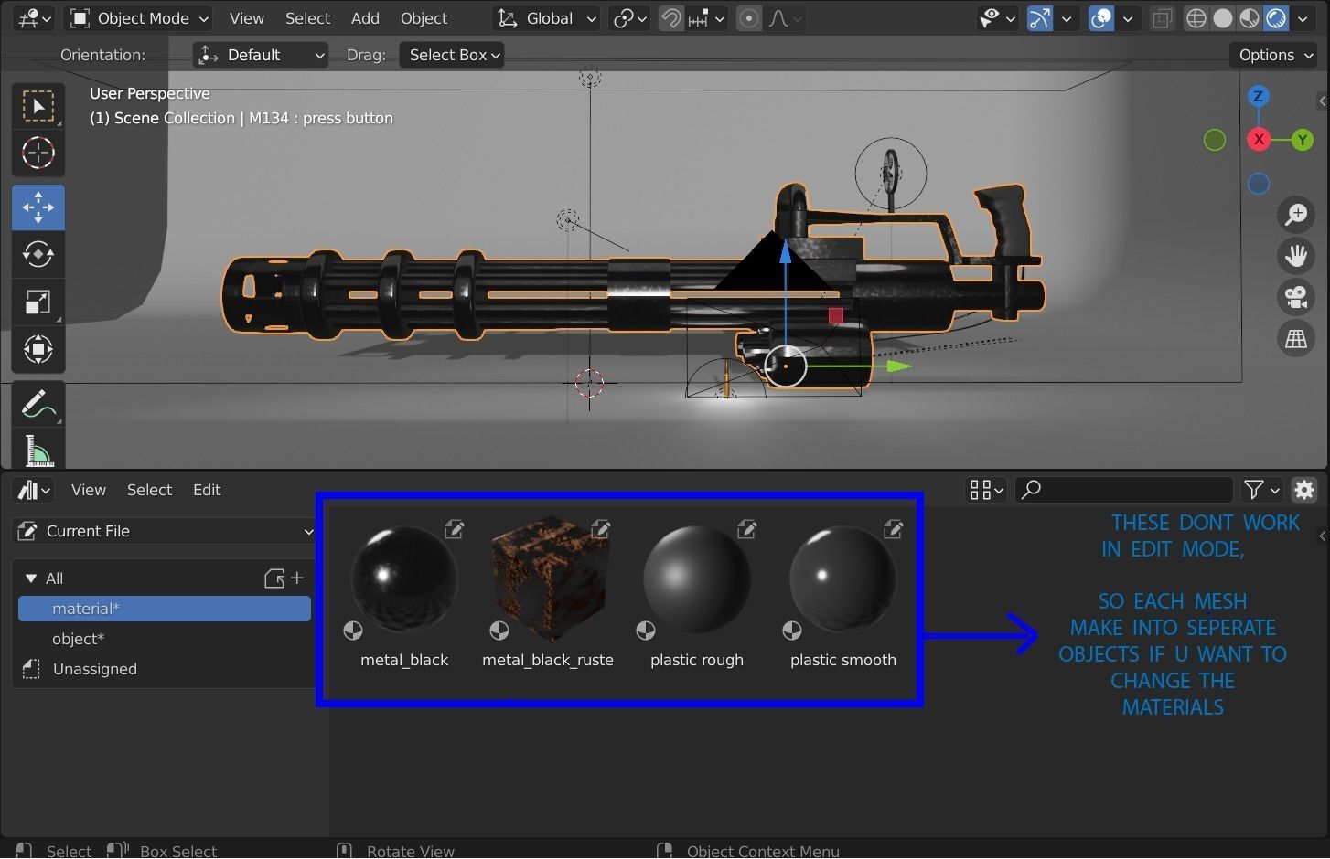 M134 minigun 3D model | CGTrader